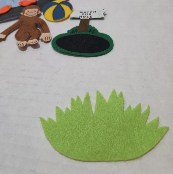 curious George | Toys | Curious George Felt Quiet Playset | Poshmark
